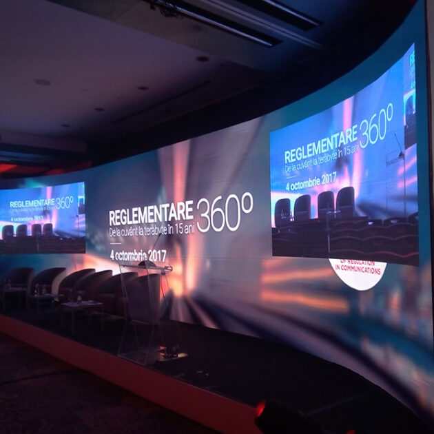 Led screen rental indoor corporate event - Sof Global Symposium 2017
